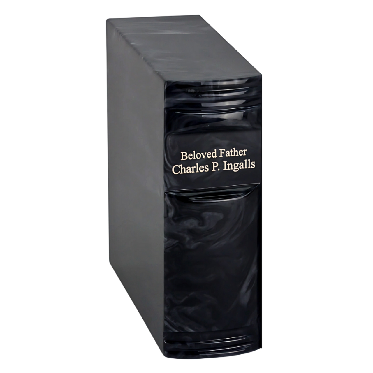 Onyx Cultured Marble Book Urn