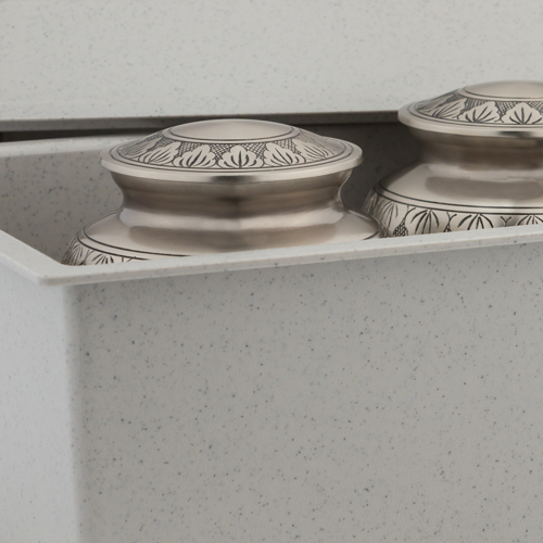 Crowne Urn Vault Double - Gray | Burial Vaults