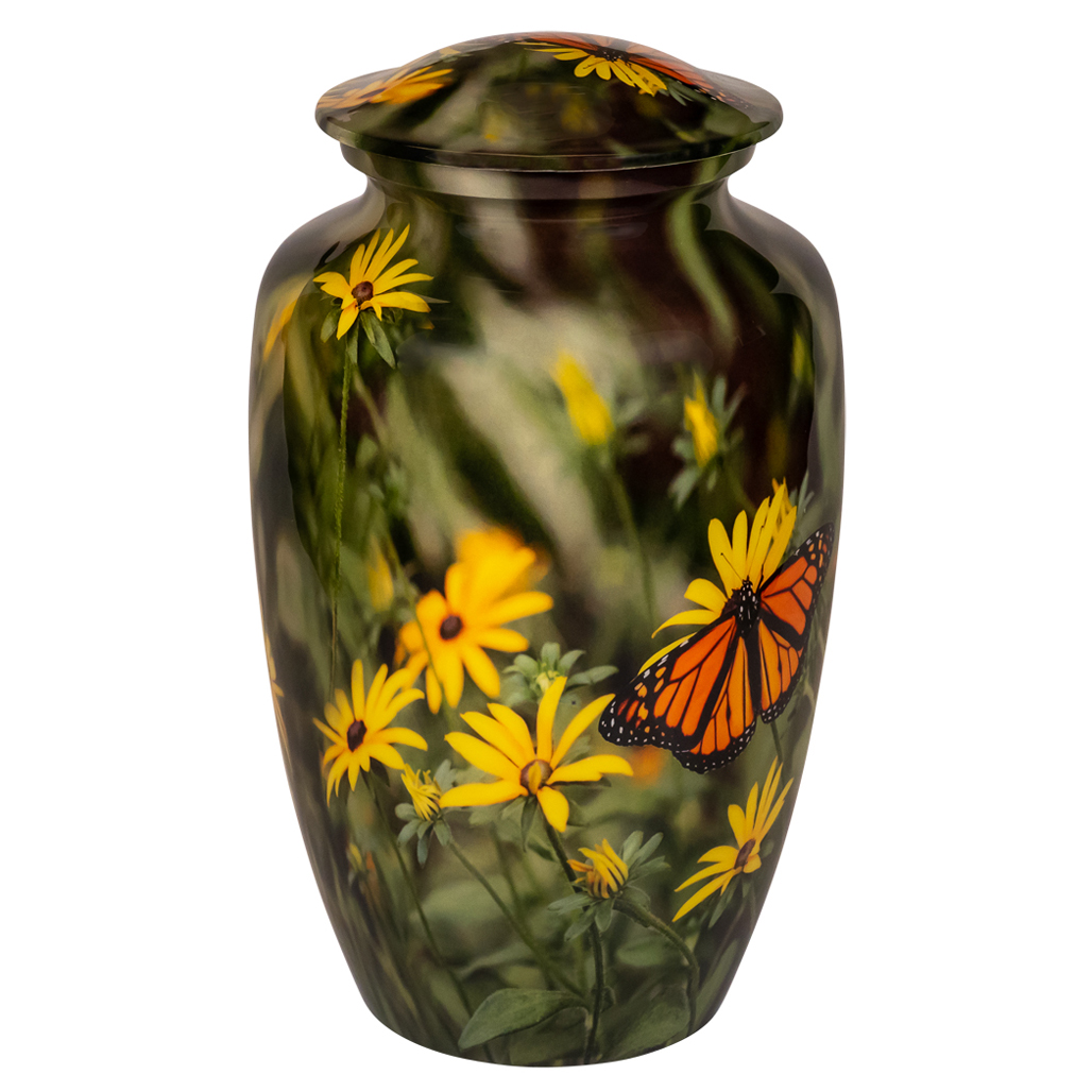 Monarch Butterfly Urn