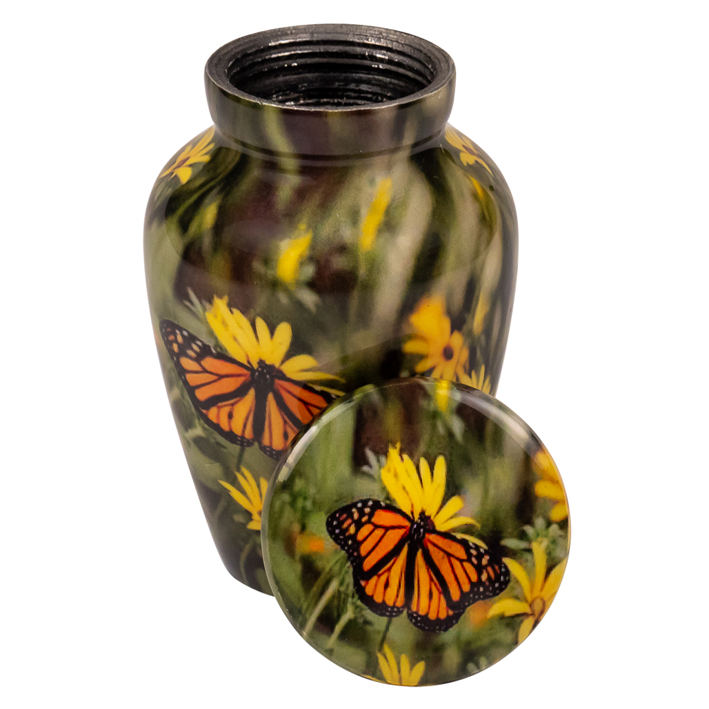 Monarch Butterfly Keepsake Urn