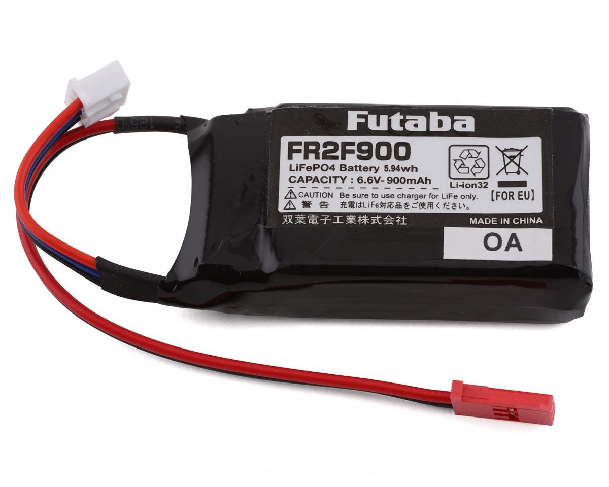Futaba 2S LiFe Flat Receiver Battery Pack (6.6V/900mAh) - Dynamic ...