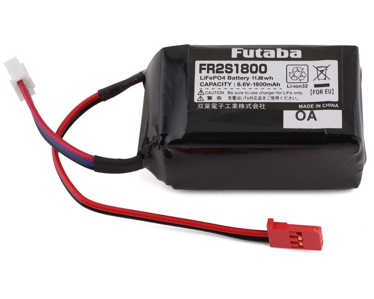 Futaba 2S LiFe Hump Receiver Battery Pack (6.6V/1800mAh) - Dynamic ...
