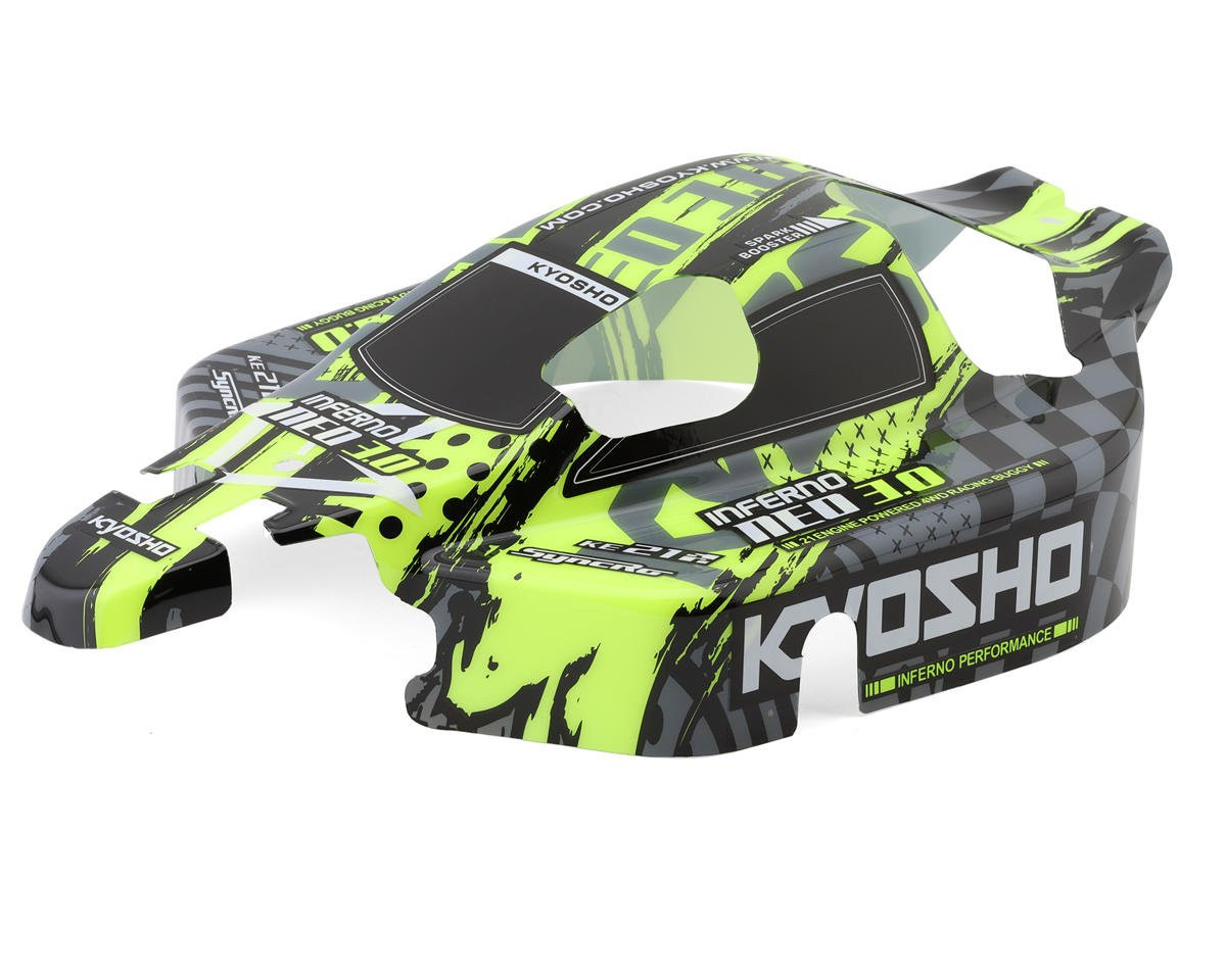 Kyosho Inferno NEO 3.0 Pre-Painted Body Set (Yellow) - Dynamic Performance R/C