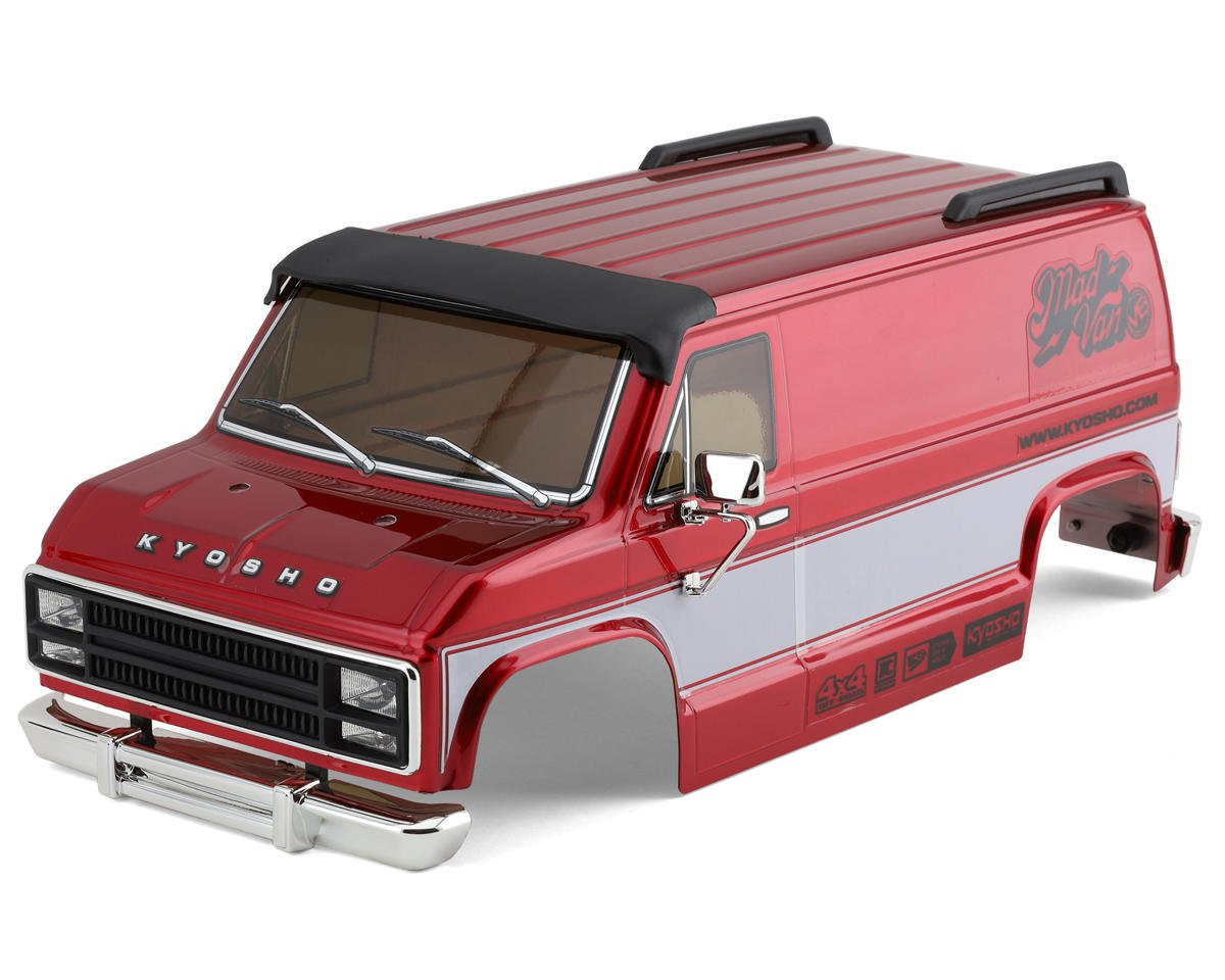 Kyosho Mad Van VE Pre-Painted Body Set (Red) - Dynamic Performance R/C