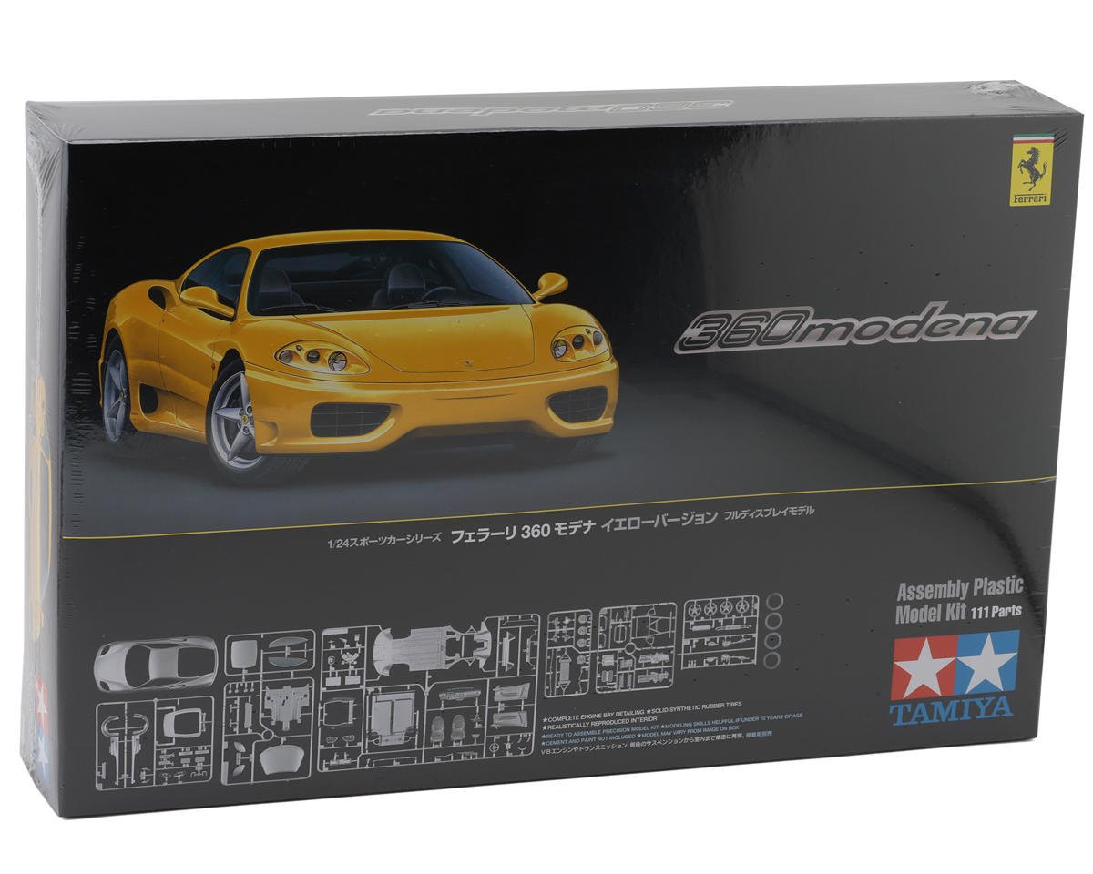 Tamiya 1/24 Ferrari 360 Modena Sports Car Model Kit - Dynamic ...