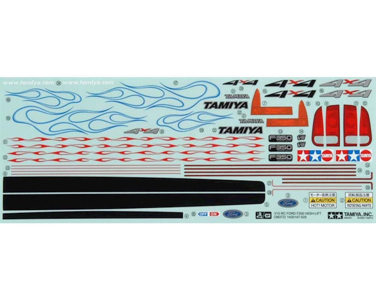 Tamiya Sticker 58372 - Dynamic Performance R/C