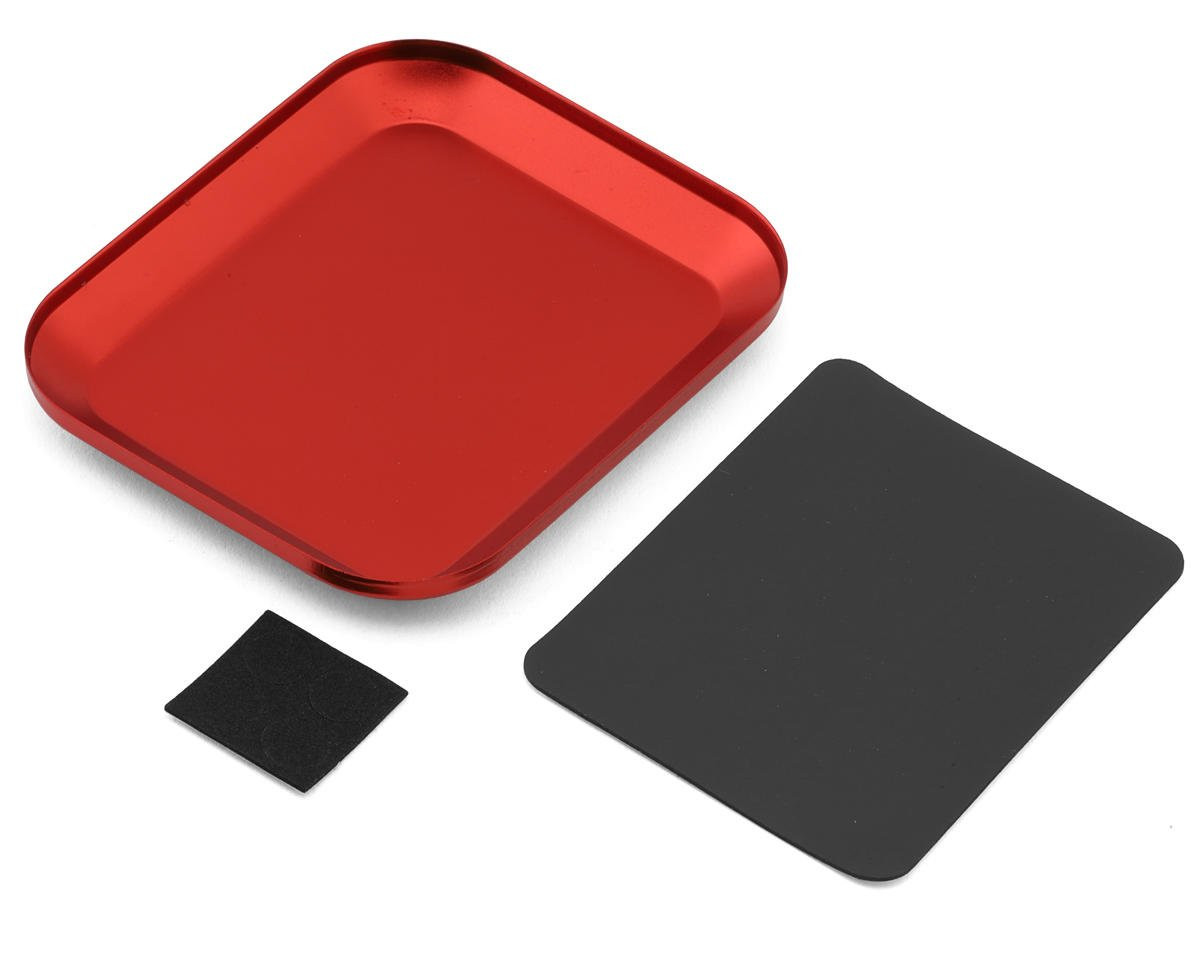 175RC Small Aluminum Parts Tray & Magnetic Screw Catcher (Red ...