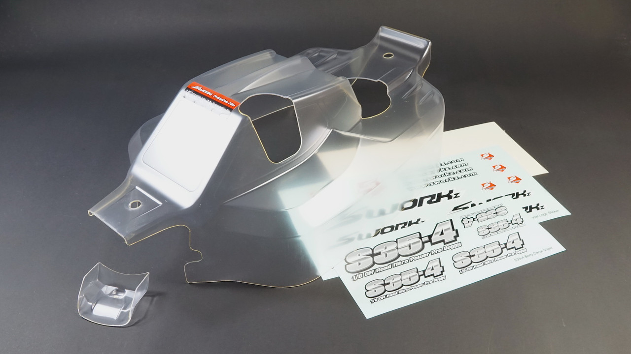 SWORKz Falcon ST-4 Clean Body Shell (Pre-Cut for Nitro Buggy) - Dynamic ...