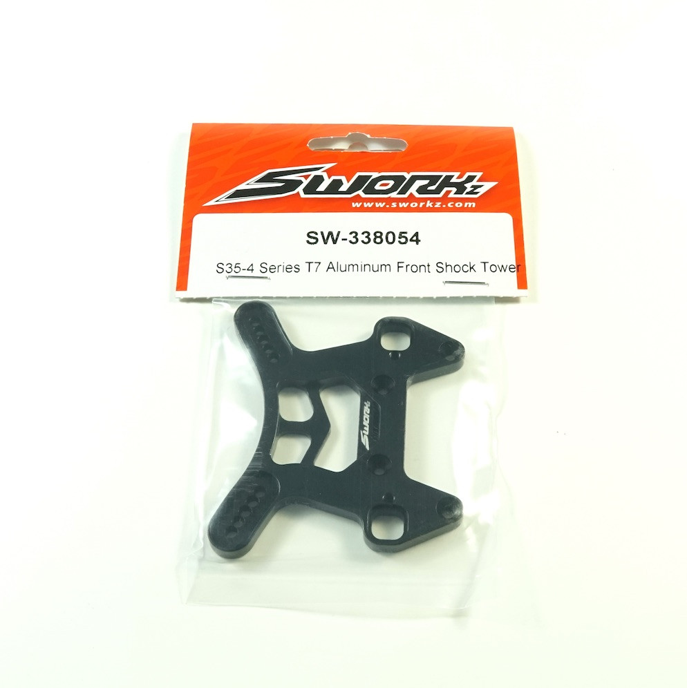 SWORKz T7 Aluminum Front Shock Tower (SW338054) |S35-4 Parts| BeachRC