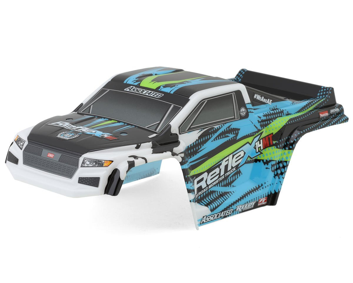 Team Associated Reflex 14MT Pre-Painted Body (Blue/White) - Dynamic ...