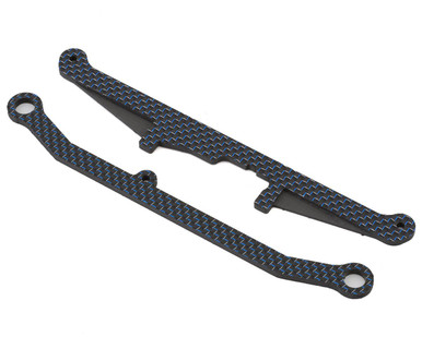 JConcepts Regulator Carbon Fiber Steering Rack & Rear Lockout (Blue ...