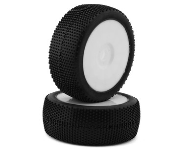 Raw Speed RC SuperMini 1/8 Buggy Pre-Mounted Tires (White) (2) (Super Soft - Long Wear ...