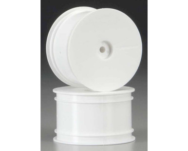 Tamiya Dish Wheels Rear White DB01 - Dynamic Performance R/C