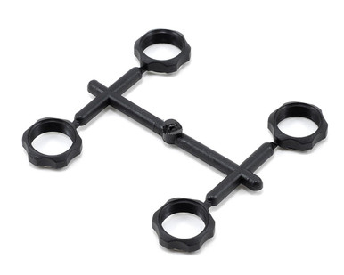 Yokomo Spring Adjustment Nut Set (4) - Dynamic Performance R/C
