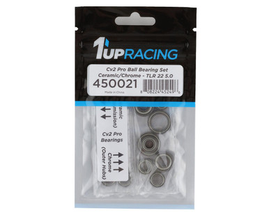1UP Racing TLR 22 5.0 Cv2 Pro Bearing Set (Ceramic/Chrome) - Dynamic ...