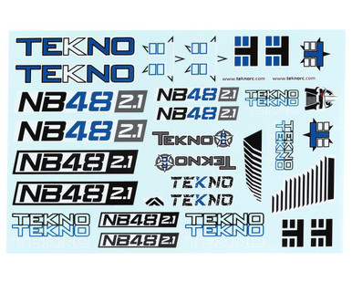 Tekno RC NB48 2.1 Decal Sheet - Dynamic Performance R/C