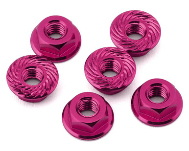 175RC Associated RC10B7 Serrated Wheel Nuts (Pink) (6) - Dynamic ...