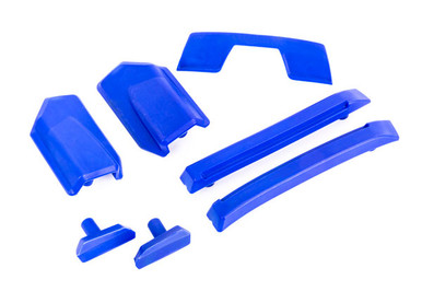 Body reinforcement set, blue/ skid pads (roof) (fits #9511 body ...