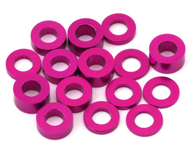 175RC RC10 B7 Aluminum Spacer Kit (Pink) - Dynamic Performance R/C