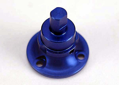 Differential output shaft, aluminum (blue-anodized) (adjustment side ...