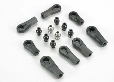 Plastic rod ends (8) (1/6 and 1/5 scale)/ hollow ball connectors (8) (6 ...