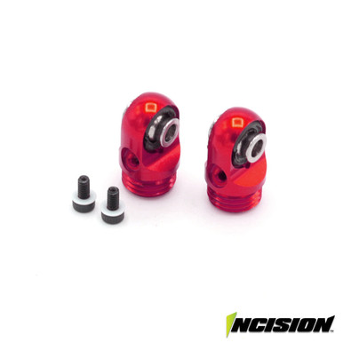 S8E Machined Aluminum Shock Cap RED