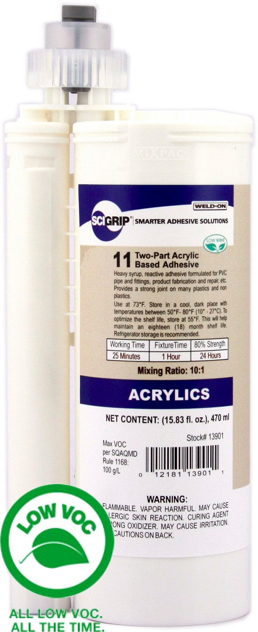 SCIGRIP IPS Weld-On #11 – High-Strength Acrylic Adhesive Kit