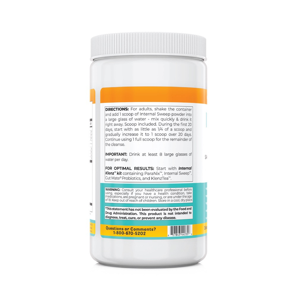 INTERNAL SWEEP™ - Colon Cleansing Fiber Powder, promotes regularity ...