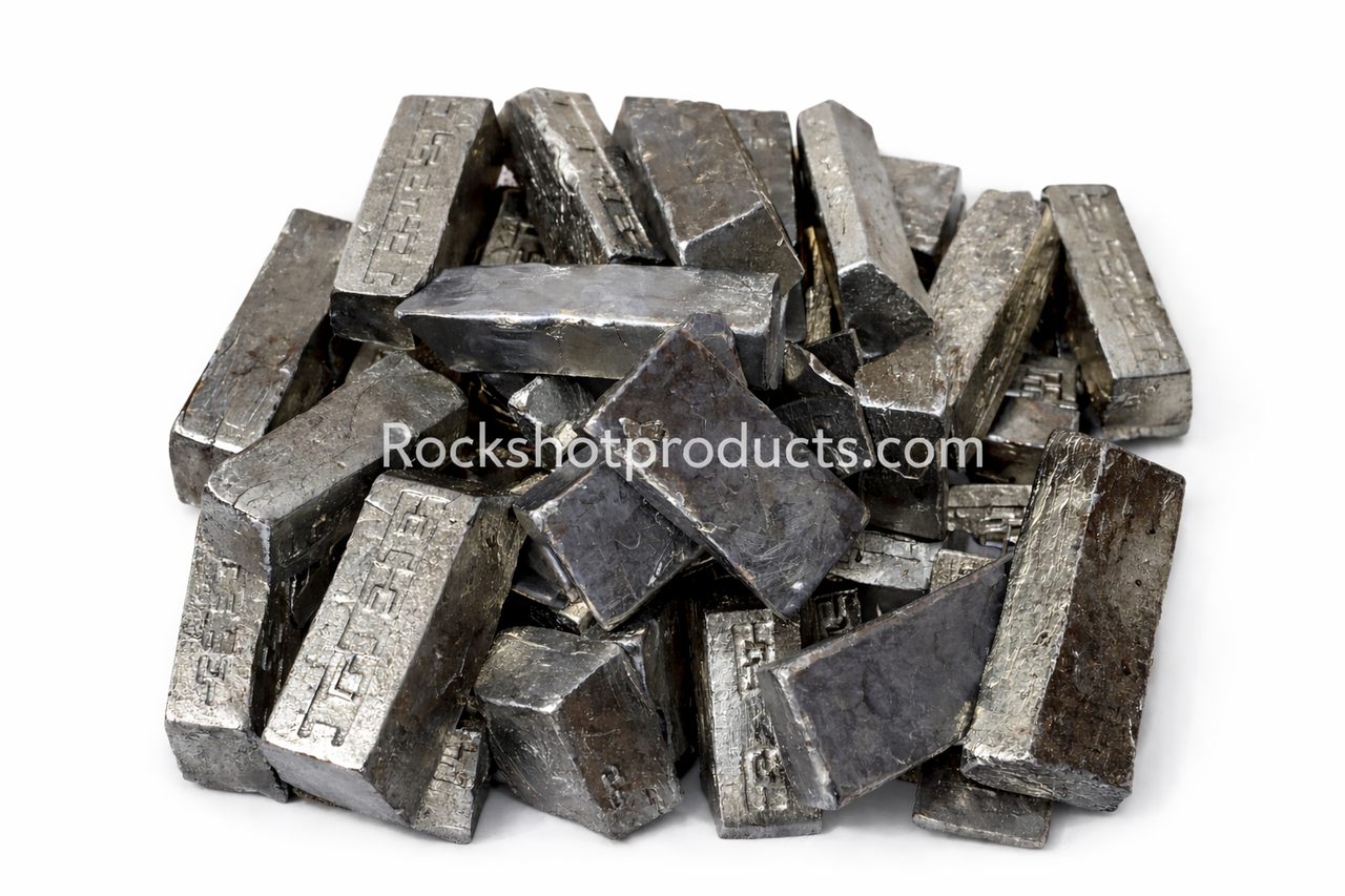 25 lb Hard Lead Mini Ingots – 2-4% Antimony Bullet Casting Alloy | Made ...