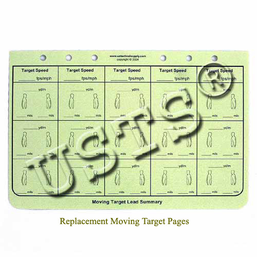 US Tactical Supply Sniper Data Book Replacement Pages - Triad Tactical Inc