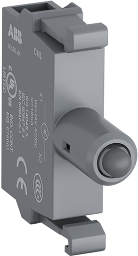 MLBL-05R | LBLK LED 110-130V DC RED, Color: Red