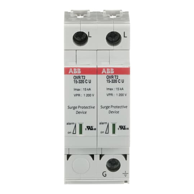 OVRT22L15320PU | OVR SPD 2P 15KA 320V P