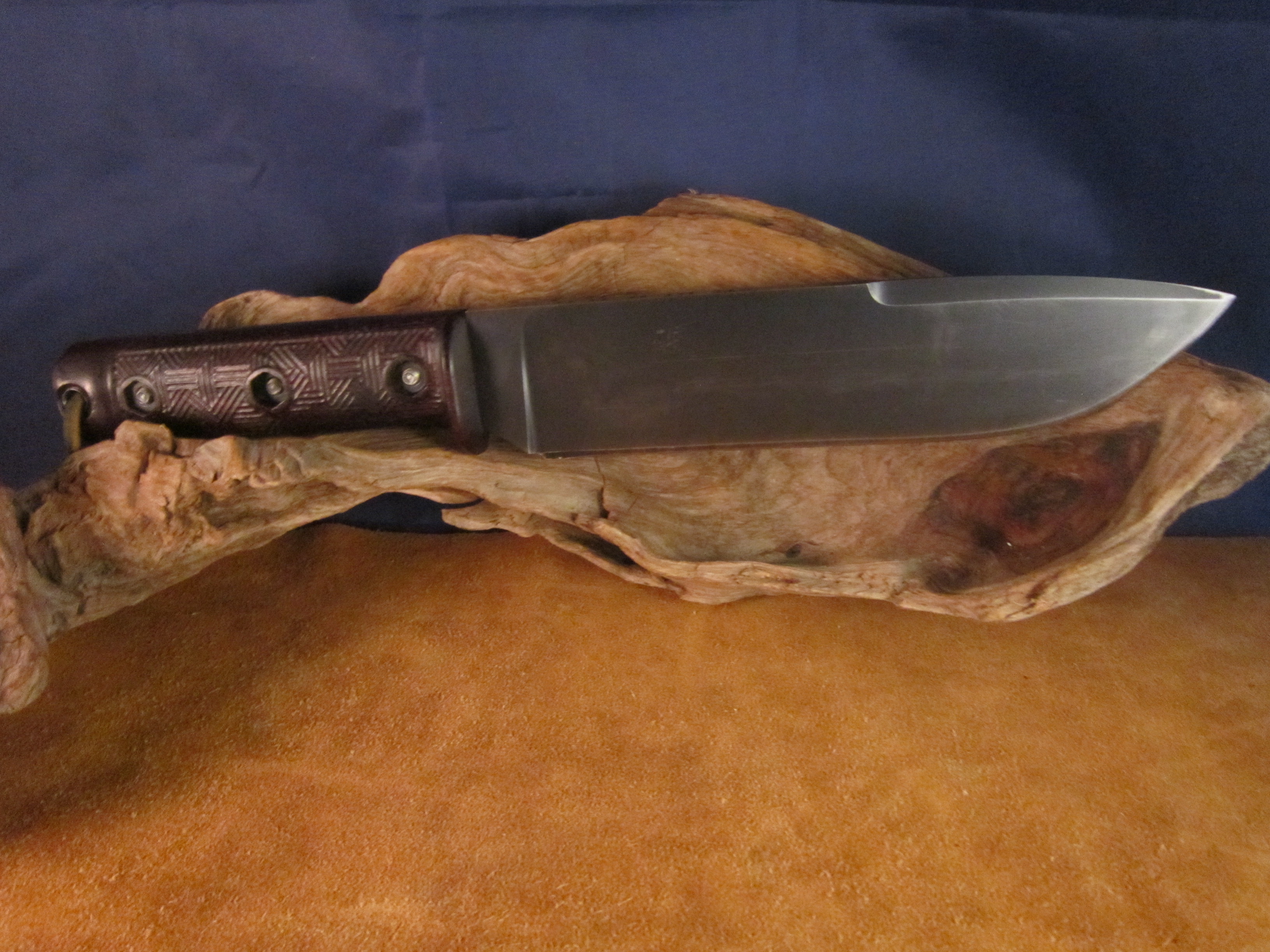 UTK 2012 8" Field knife Prototype- 1095 HC steel - Fitzwillies
