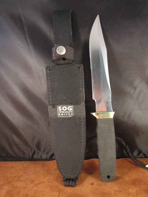 SOG Tech II 7.25" Bowie Knife- Used, Great Carry
