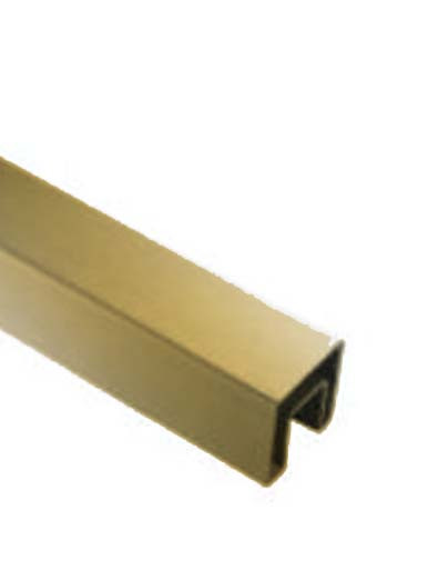 TU6935401615S SQUARE SLOTTED CAP RAIL 40MM X 40MM 16 Feet