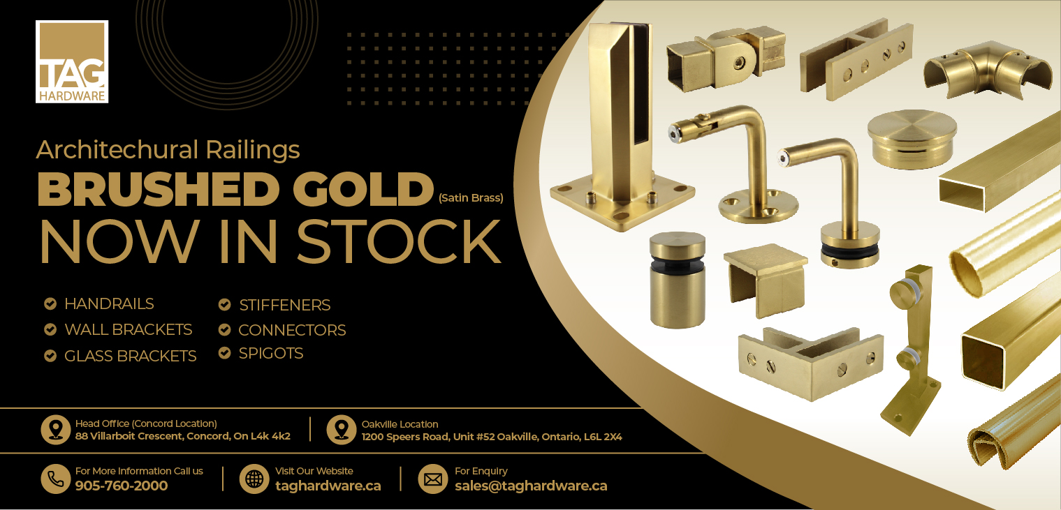 TAG Hardware - Your one stop shop for all your glass solutions