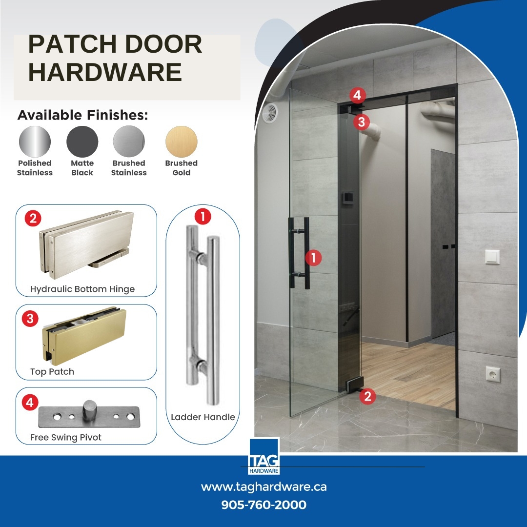 Unveiling the Potential of Patch Door Hardware - TAG HARDWARE