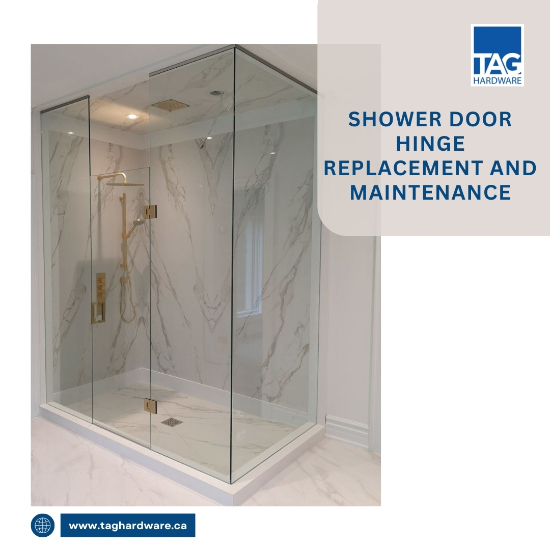Shower Door Hinge Replacement and Maintenance - TAG HARDWARE