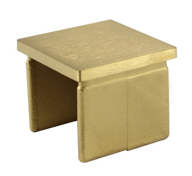 EC625940HR0BS SQUARE CAP RAIL END CAP FOR 40 x 40mm HANDRAIL