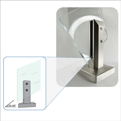 SP5SQADJFRBL Square Adjustable Friction Fit Spigots in Matte Black Finish