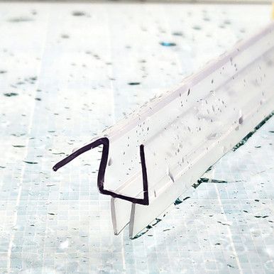 PS6UCL Ultra Clear Co-Extruded Bottom Wipe with Drip Rail - TAG HARDWARE