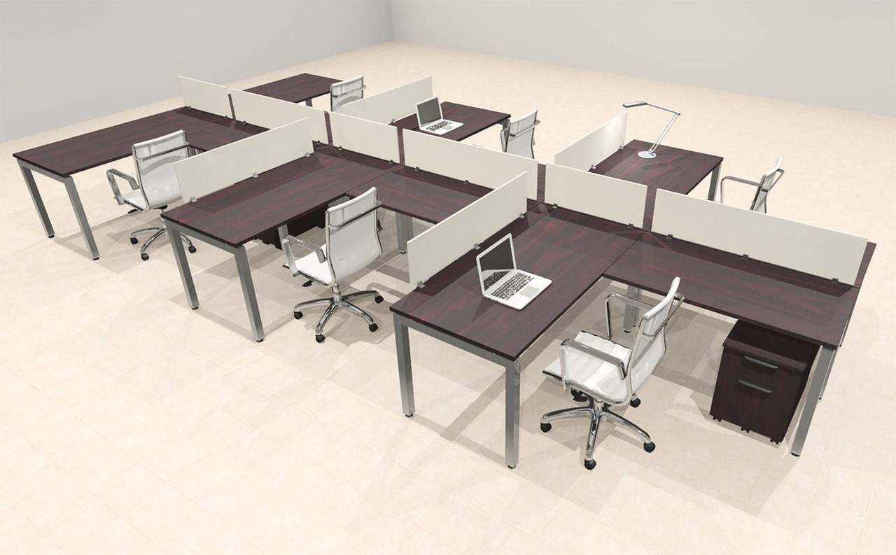 6 person workstation store