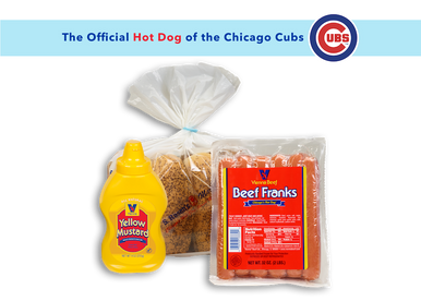 Chicago Style Hot Dog Kit 16 PACK Vienna Bef