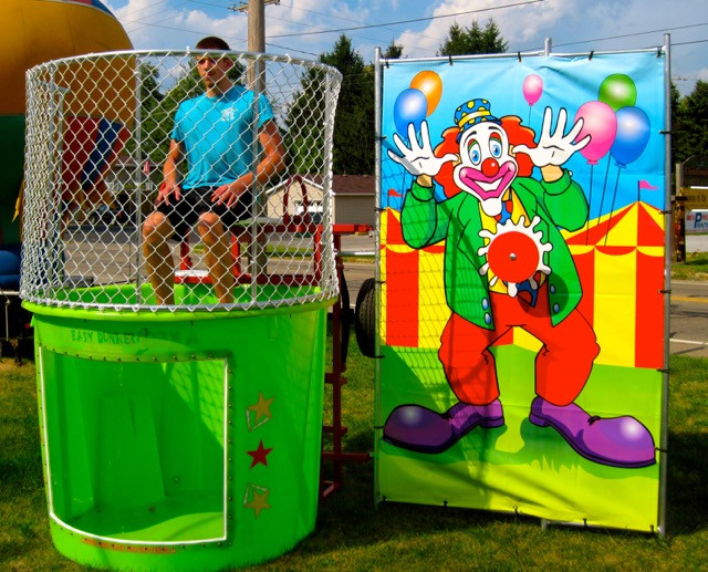 Canvas Dunk Tank Clown