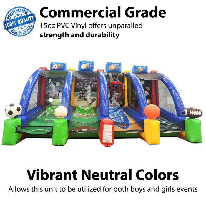 Inflatable Carnival Sports Game - Twister Display