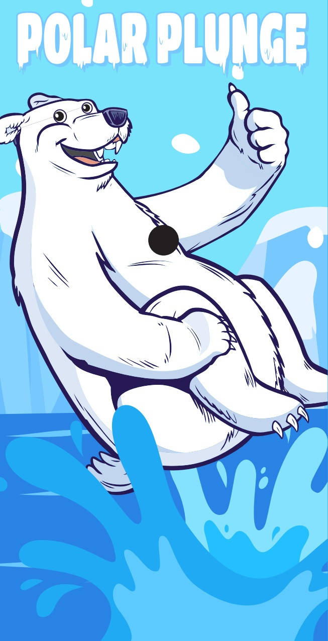 Big Splash/Slime Machine Polar Plunge Canvas