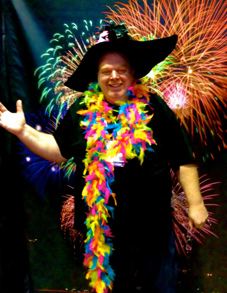 Selfie Booth Backdrop, Fireworks