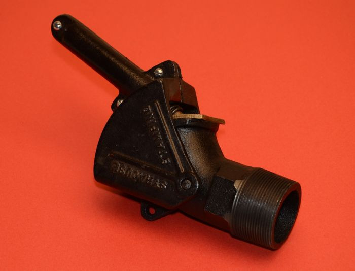 CAST IRON GATE VALVE SELF CLOSING LONG HANDLE - 2 INCH NPT INLET