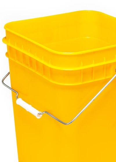 Yellow Square Container Kitchen Storage Kitchen & Dining Jars ...