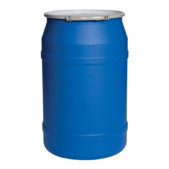 EAGLE® 55 GALLON OPEN HEAD PLASTIC DRUM, UN RATED, LEVER LOCK, STRAIGHT ...